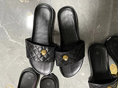 Rhinestone color patchwork slippers HPSD307 – AphroditeWholesales