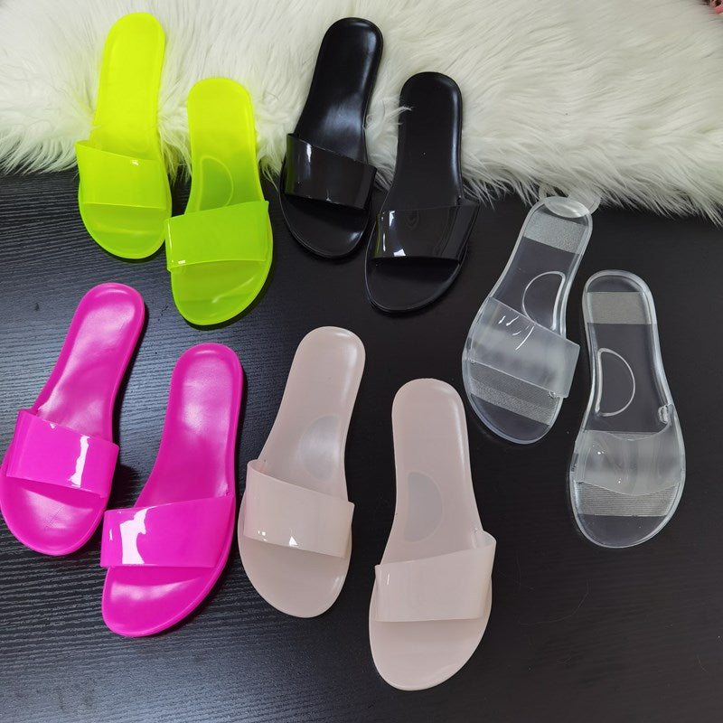 Female summer jelly slippers HPSD036 – AphroditeWholesales
